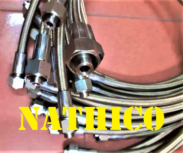 Ống Mềm PTFE Bọc Lưới Inox - Chống Hóa Chất, Chịu Nhiệt Cao!